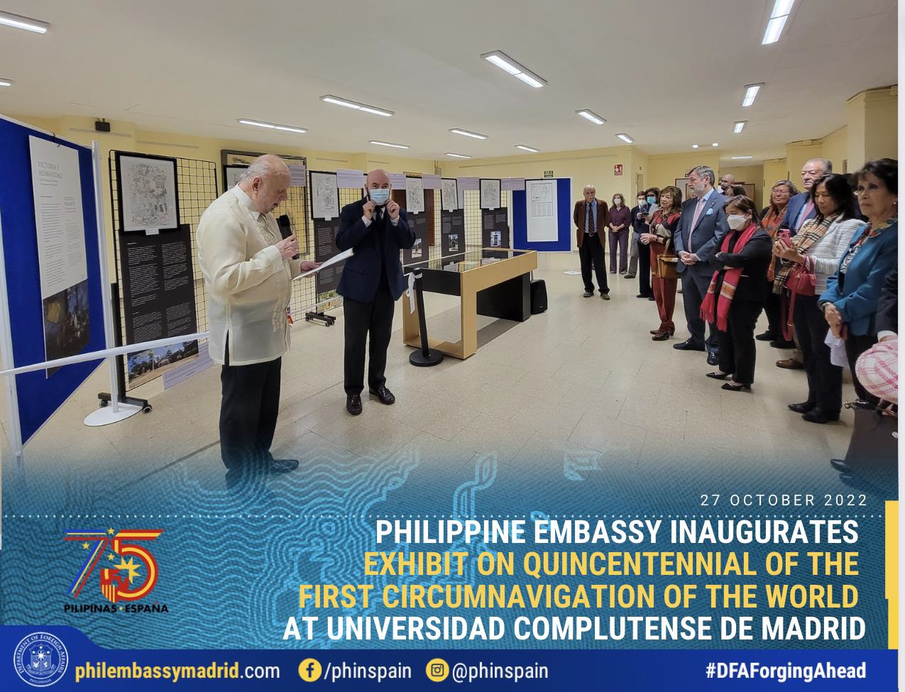 Embassy Inaugurates Exhibit on First Circumnavigation of the World ...