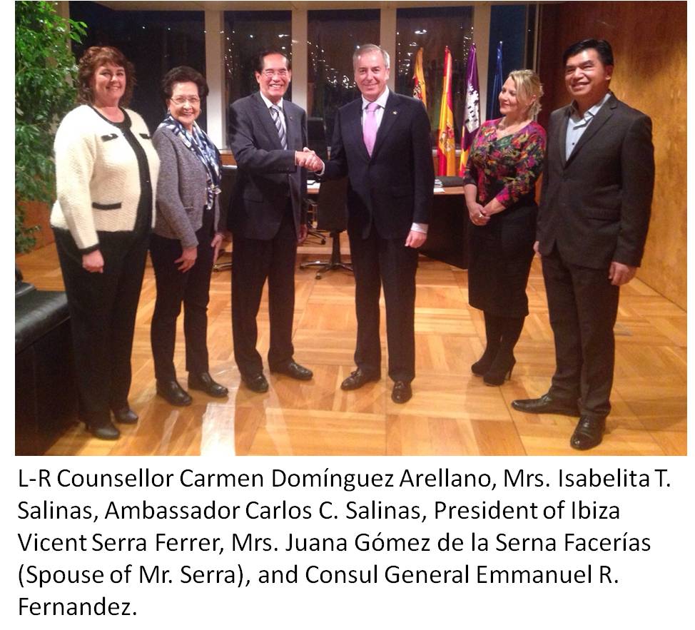 Ambassador Salinas Meets Ibiza President, Graces Ambassador’s Cup ...