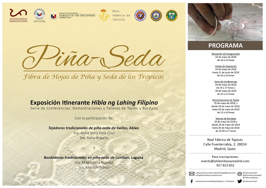 Piña-Seda: Exposición Itinerante Hibla ng Lahing Filipino | Philippine ...