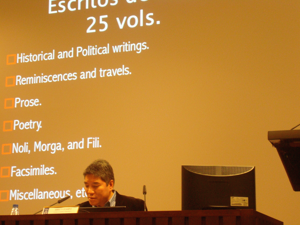 Professor Ambeth Ocampo Lectures on Jose Rizal at the Biblioteca ...